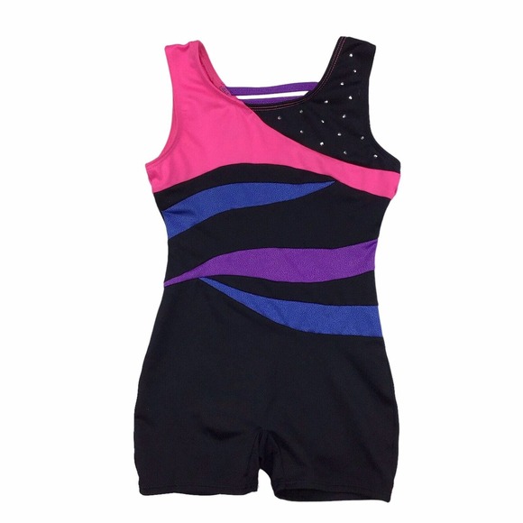 Danskin | Costumes | Freestyle Danskin Leotard Gymnastics Dance Unitard ...